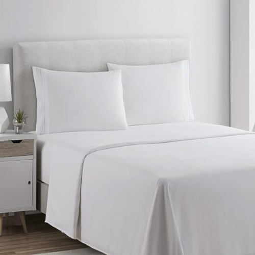 Bed Sheet Set 1800 3 Line King White Clara Clark King Kroger