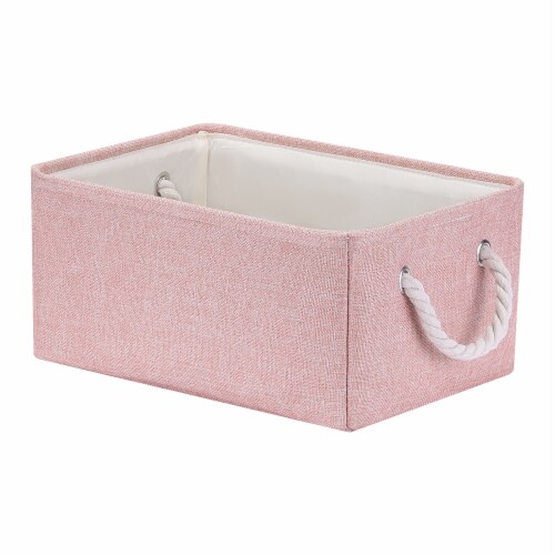 Uxcell 3 Pcs Storage Cube Basket Bin With Handles 142 X 102 X 63 Inch Kroger