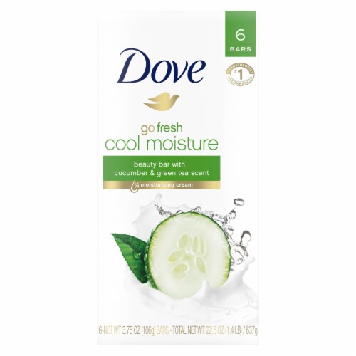Dove Beauty Bar Cucumber And Green Tea 3 75 Oz Pack Of 3 18 Packs
