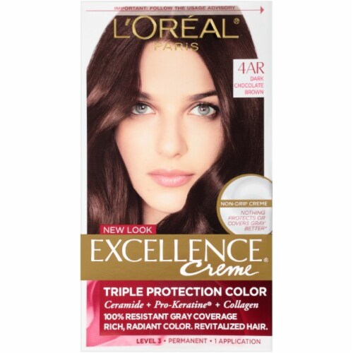 Loreal Paris Excellence Creme Permanent Hair Color 4ar Dark Chocolate