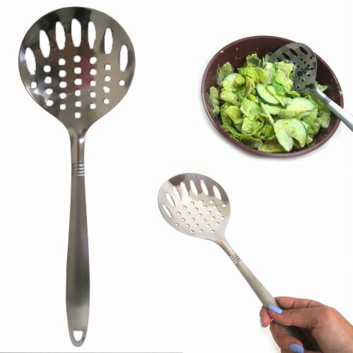Kitcheniva Stainless Steel Slotted Serving Spoon Perforated 1 Pc Qfc