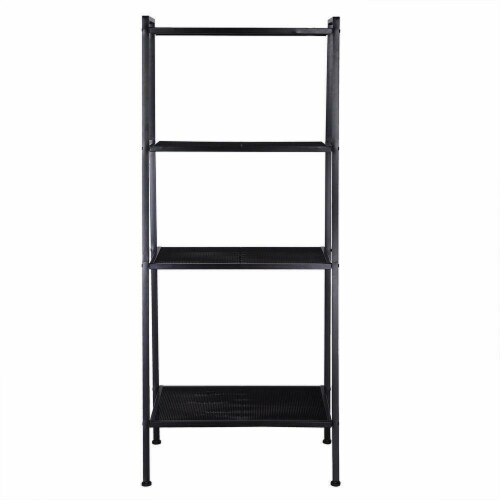 Kitcheniva Heavy Duty Metal Leaning Bookshelf Storage 4 Tier 1 Pcs Jay C Food Stores