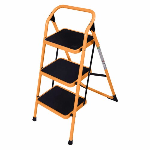 Kitcheniva Non Slip 3 Steps Folding Ladder Stool 1 Pcs Smith s Food and Drug
