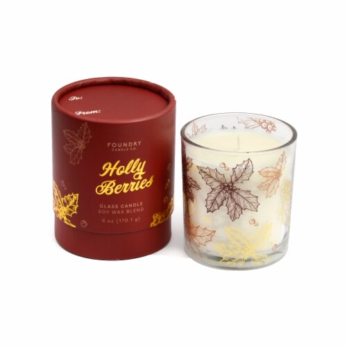 Foundry Candle Holly Berries Candle 1 Ct Kroger