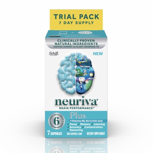 Neuriva Brain Performance Plus Capsules 7 Count, 7 ct - Fry’s Food Stores Neuriva Brain Performance Plus Capsules 7 Count, 7 ct - Fry’s Food Stores