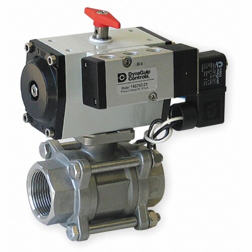 Dynaquip Controls Ball Valve,3/8 In NPT,Spring Return,SS ... Dynaquip Controls Ball Valve,3/8 In NPT,Spring Return,SS ...
