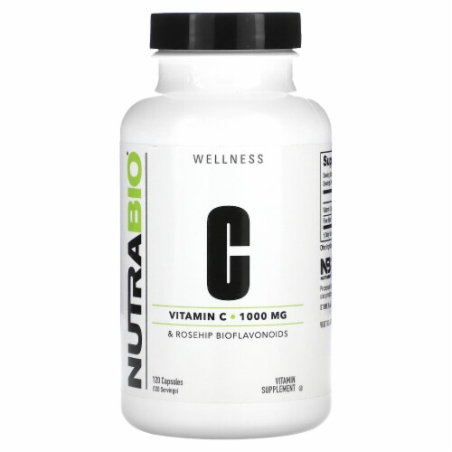 Nutrabio Vitamin C 1 000 Mg 120 Capsules 120 Count Food 4 Less