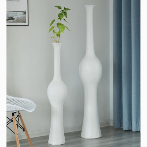 Large white floor vase store