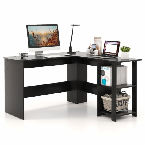 L desk for small space store