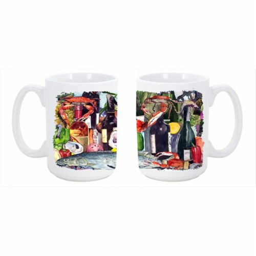 Wine And Speckled Trout Dishwasher Safe Microwavable Ceramic Coffee Mug