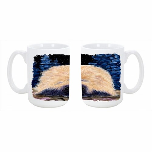 Starry Night Pekingese Dishwasher Safe Microwavable Ceramic Coffee Mug