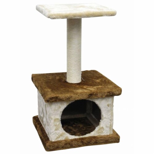 Light Weight Economical Cat Tree Furniture - Beige & Brown, 1 - Kroger Light Weight Economical Cat Tree Furniture - Beige & Brown, 1 - Kroger