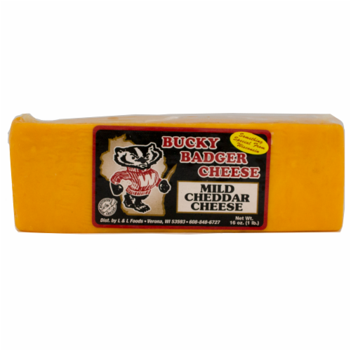 Bucky Badger Mild Cheddar Cheese, 16 oz - Ralphs Bucky Badger Mild Cheddar Cheese, 16 oz - Ralphs