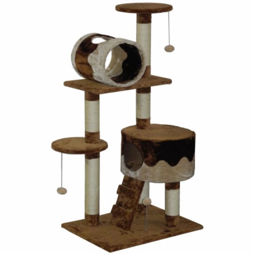 Light Weight Economical Cat Tree Furniture - Beige & Brown, 1 - Harris ... Light Weight Economical Cat Tree Furniture - Beige & Brown, 1 - Harris ...