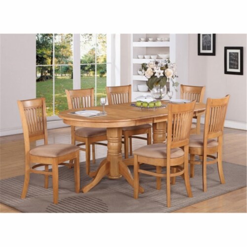 7 Piece Dining Room Set Table With A Leaf and 6 Dining Chairs 7 Fry s Food Stores