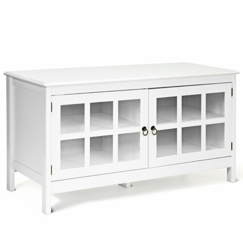 Slickblue 50 Inch Modern Wood Large TV Stand Entertainment Center for TV White 1 Unit Fred Meyer
