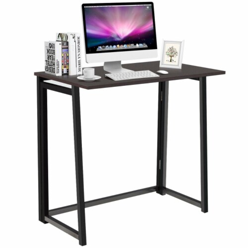Gymax folding computer desk store