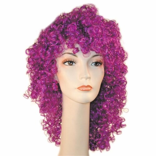 Clown Disco Sky Blue Wig Costume 1 Kroger