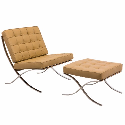 LeisureMod Bellefonte Style Modern Pavilion Chair Ottoman 1 Fry s Food Stores