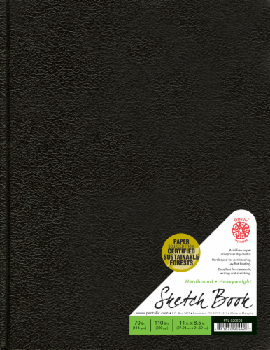 Pentalic Traditional Hardbound Sketchbook - Black, 8.5 x 11 in - Ralphs Pentalic Traditional Hardbound Sketchbook - Black, 8.5 x 11 in - Ralphs