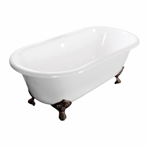 60 inch cast iron clawfoot tub store