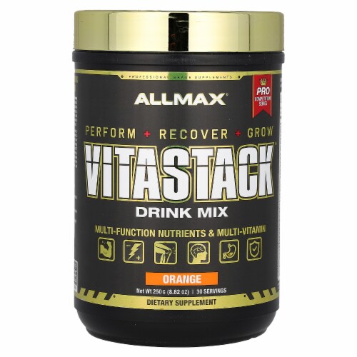 ALLMAX VITASTACK™ Drink Mix Orange - 8.82 oz (250 g), 8.82 ALLMAX VITASTACK™ Drink Mix Orange - 8.82 oz (250 g), 8.82