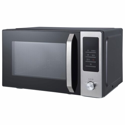 Magic Chef 1.0 Cubic Feet Stainless Countertop Microwave with Air Fryer Black 1 Piece Kroger