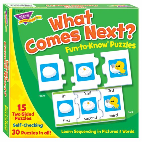 Trend Enterprises T-36016BN 3 Each What Comes Next Sequencing Fun-to ... Trend Enterprises T-36016BN 3 Each What Comes Next Sequencing Fun-to ...