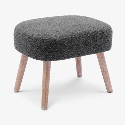 Square grey footstool store