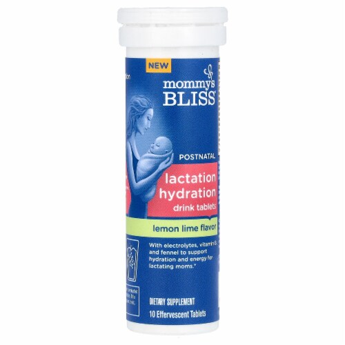 Mommys Bliss Postnatal Lactation Hydration Drink Tablets Lemon Lime