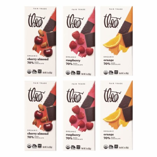 Organic Dark Chocolate Fruit Variety 6 Pack 3 Ounce Pack Of 6 Kroger