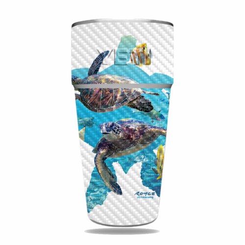 Mightyskins Cf Yeram26si Turtly Cool Carbon Fiber Skin For Yeti Rambler 26 Oz Stackable Cup 1