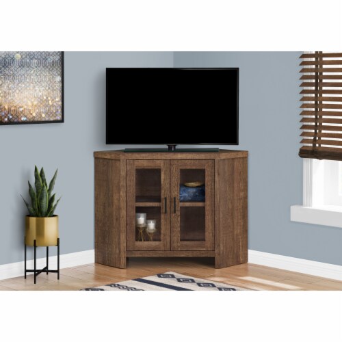 Tv Stand 42 Inch Console Living Room Bedroom Laminate Brown 0 Pay Less Super Markets