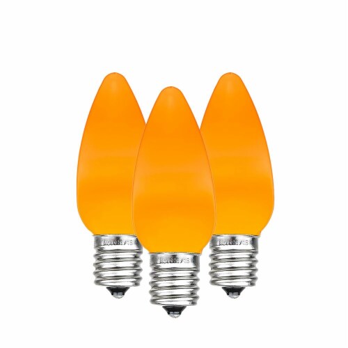 25 Pack C9 Led Plastic Ceramic Outdoor Christmas Replacement Bulbs
