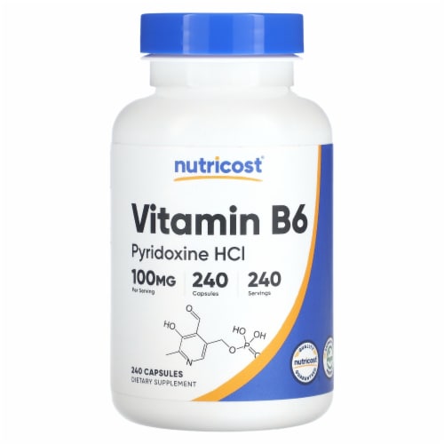 Nutricost Vitamin B6 100 Mg 240 Capsules 240 Count Kroger
