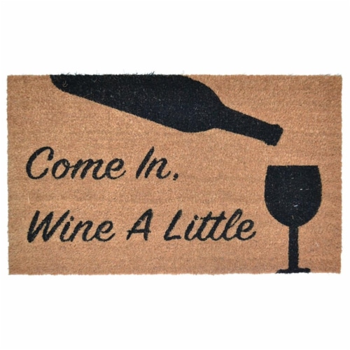 Imports Decor 560PVC PVC Backed Coir Doormat Wine A Little, 1 - Kroger Imports Decor 560PVC PVC Backed Coir Doormat Wine A Little, 1 - Kroger