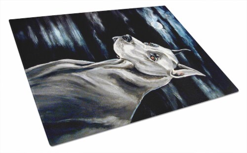 Carolines Treasures 7067lcb Great Dane Moonlight Glass Cutting Board