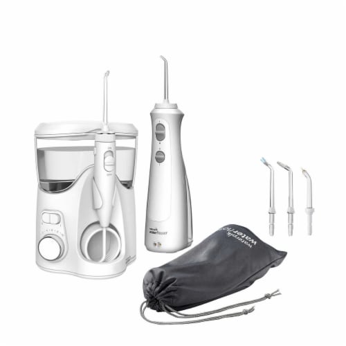 Waterpik Ultra Plus And Cordless Pearl Water Flosser Combo Pack, 1 unit ... Waterpik Ultra Plus And Cordless Pearl Water Flosser Combo Pack, 1 unit ...