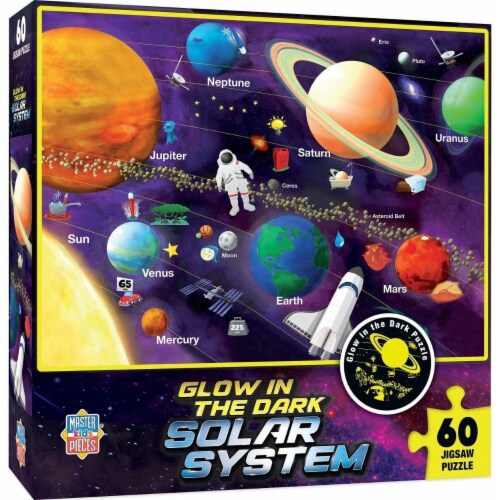 Masterpieces Glow In The Dark - Solar System 60 Piece Jigsaw Puzzle ... Masterpieces Glow In The Dark - Solar System 60 Piece Jigsaw Puzzle ...