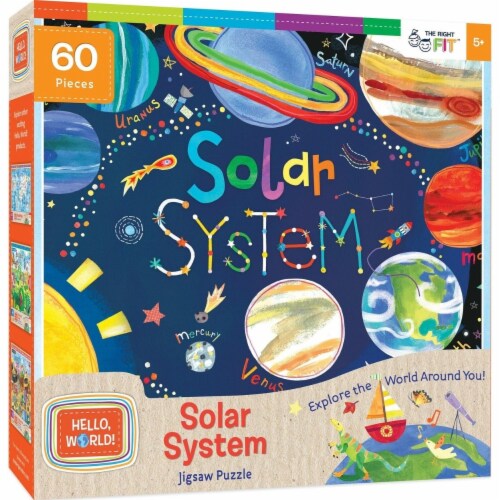 Masterpieces Hello, World! - Solar System 60 Piece Jigsaw Puzzle, 1 ... Masterpieces Hello, World! - Solar System 60 Piece Jigsaw Puzzle, 1 ...
