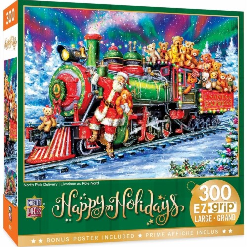 Masterpieces Happy Holidays North Pole Delivery 300 Piece Ez Grip ... Masterpieces Happy Holidays North Pole Delivery 300 Piece Ez Grip ...