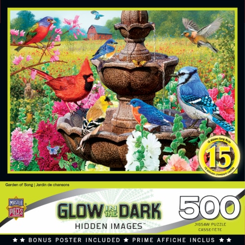 MasterPieces® Glow in the Dark Hidden Images™ Garden of Song Puzzle ... MasterPieces® Glow in the Dark Hidden Images™ Garden of Song Puzzle ...