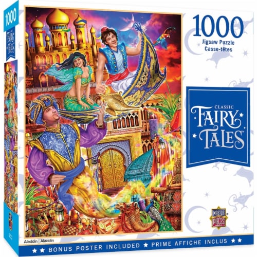 Masterpieces Classic Fairy Tales - Aladdin 1000 Piece Jigsaw Puzzle, 1 ... Masterpieces Classic Fairy Tales - Aladdin 1000 Piece Jigsaw Puzzle, 1 ...