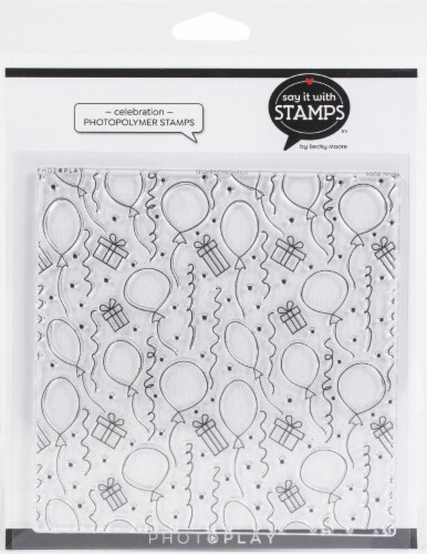 PhotoPlay Say It With Stamps Clear Stamps-Celebration Background, 1 ... PhotoPlay Say It With Stamps Clear Stamps-Celebration Background, 1 ...