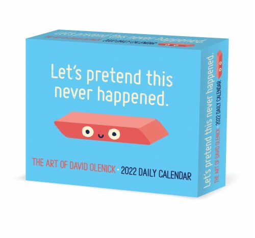 The Art Of David Olenick 2022 Box Calendar Daily Puns Humor Desktop