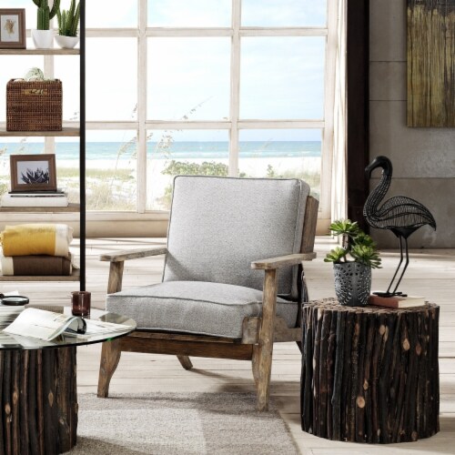 Gracie Mills Accent Chair GRACE 5390 Grey 1 unit Fred Meyer