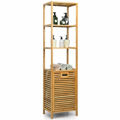 Hamper with shelves store