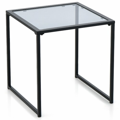 Tempered glass outdoor side table store