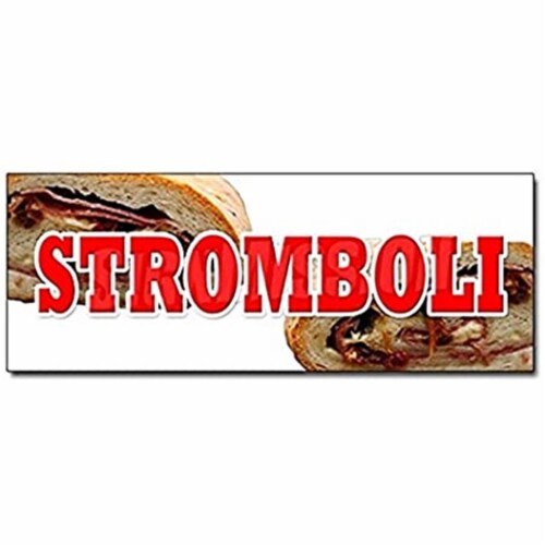 Signmission 12 In Stromboli Decal Sticker Pizza Subs Italian