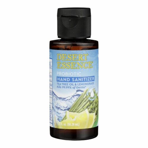 Desert Essence Tea Tree Oil Lemongrass Probiotic Hand Sanitizer 1.7 fl oz Pay Less Super Markets